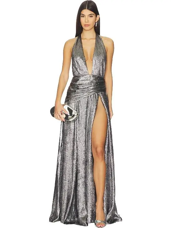 SONYA MODA Zephyr Gown - Silver