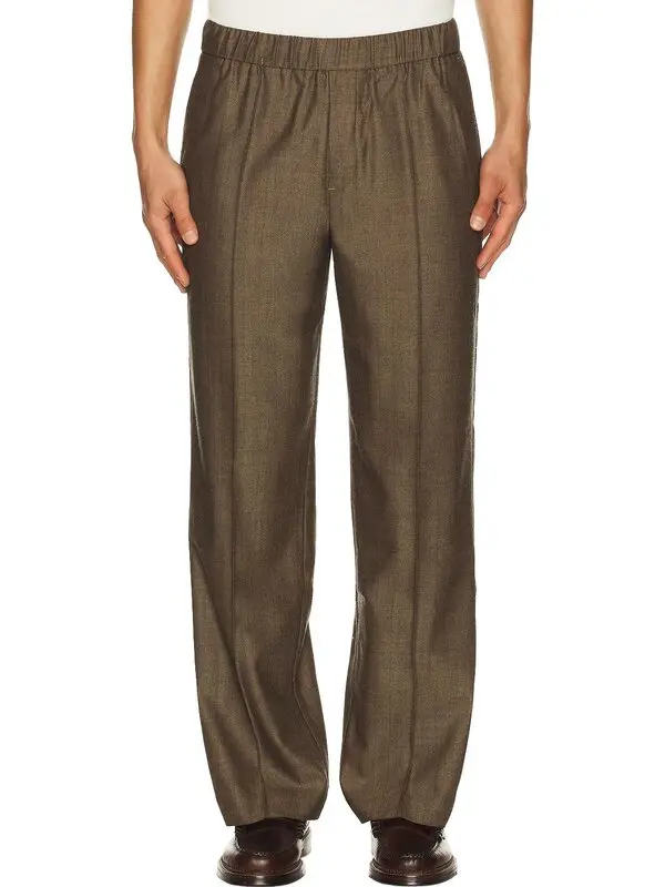 PERCIVAL Grounds Relaxed Trousers - Oak