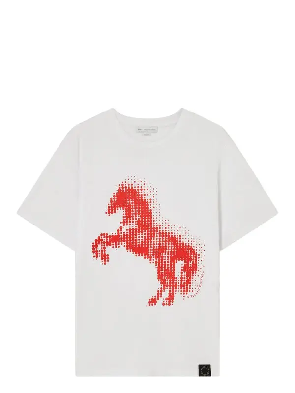 Stella McCartney Airbrushed Graphic T-shirt - Pure White