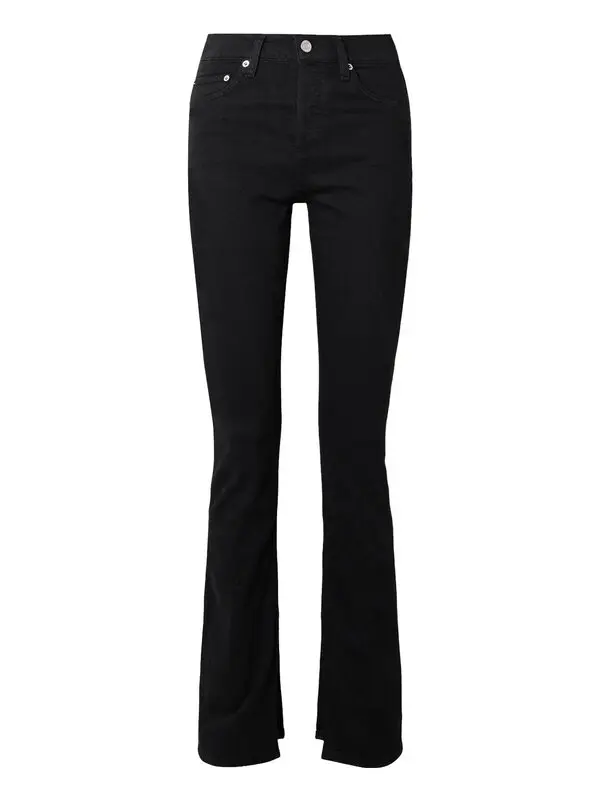 AGOLDE Ingram High-rise Split Jeans - Black