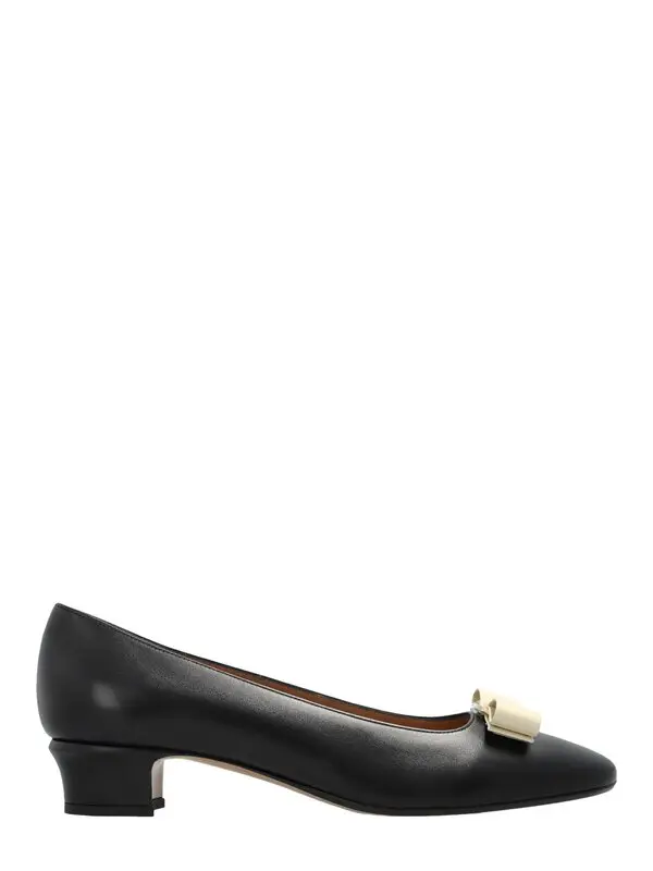 FERRAGAMO Heeled Vara Pumps - Black