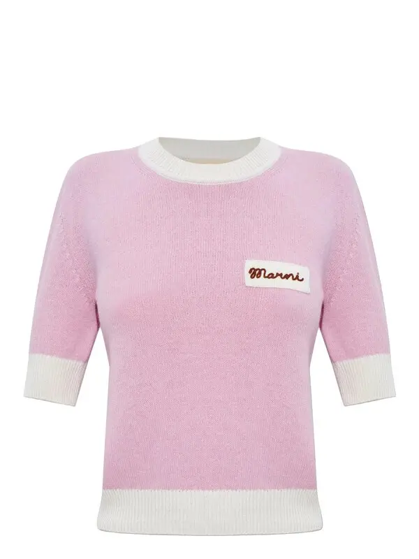Marni Logo Sweater - Pink