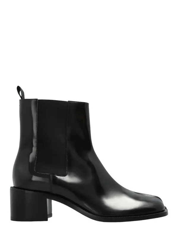 MAISON MARGIELA Leather Ankle Boots - Black