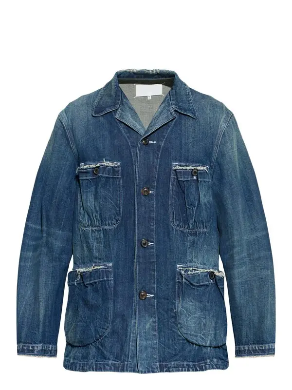 MAISON MARGIELA Denim Jacket - Blue