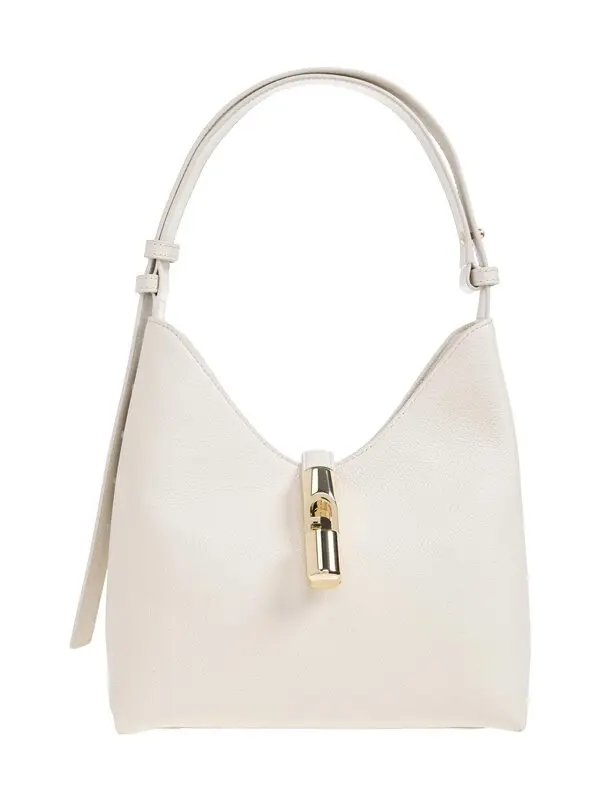 Furla Goccia Small Shoulder Bag - Cream