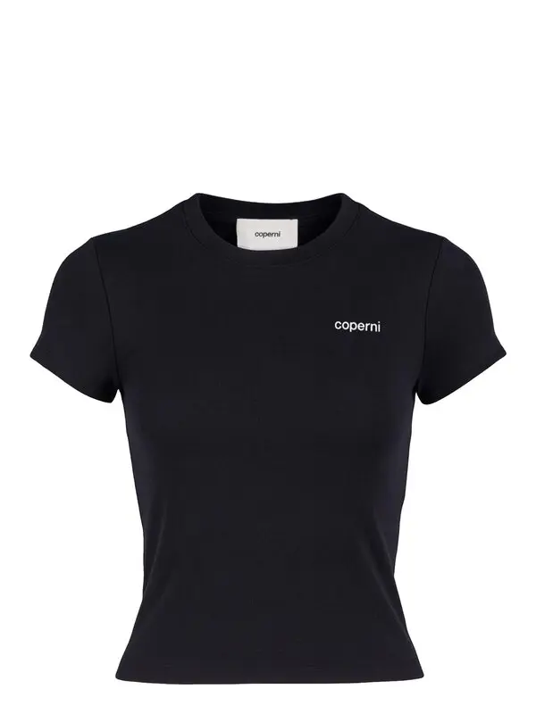 Coperni Logo Fitted T-shirt - Black