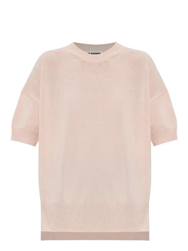 JIL SANDER Loose-fit Cashmere Top - Pink