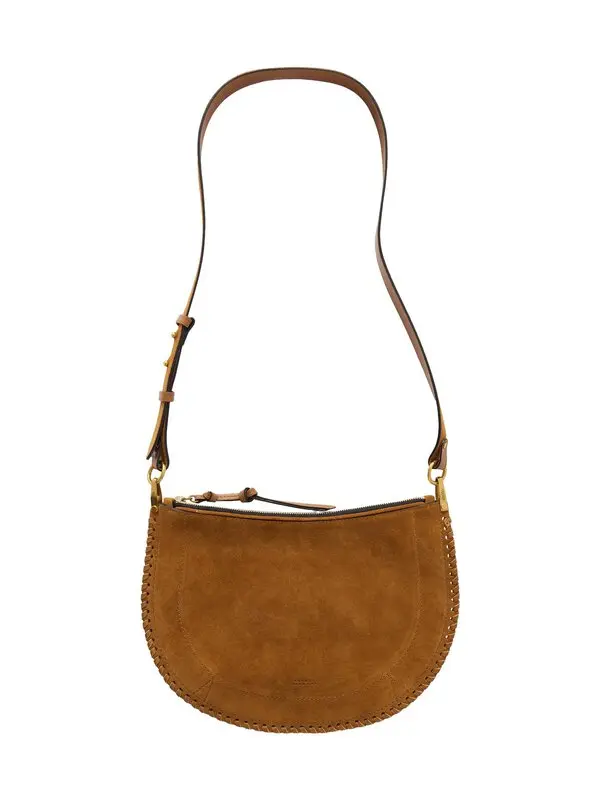 Isabel Marant Oskan Soft Suede Shoulder Bag - Brown