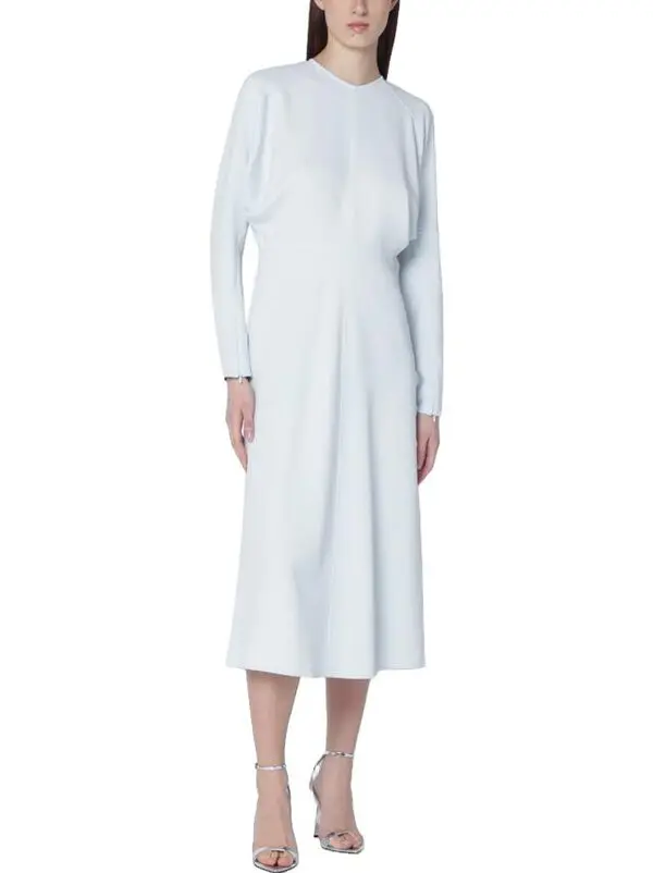 Victoria Beckham Dolman Midi Dress - Light Blue
