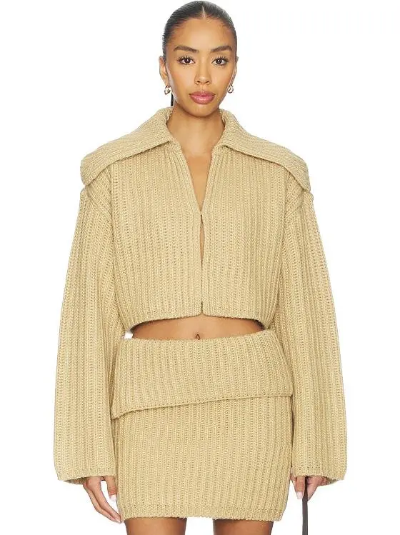 LOVERS AND FRIENDS Carolina Cardigan - Tan