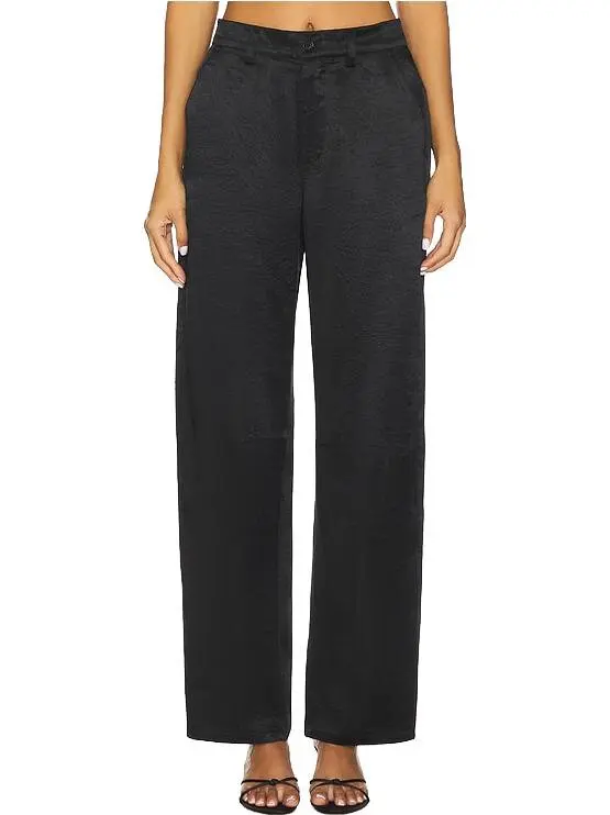 Lna Kait Shine Pant In . Also - Black