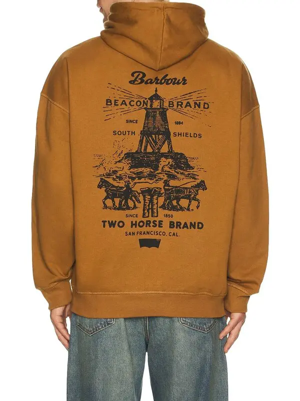 Barbour X Levi's Graphic Hoodie - Tan