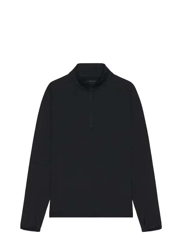 Beyond Yoga Warm Up Quarter Zip Pullover - Black