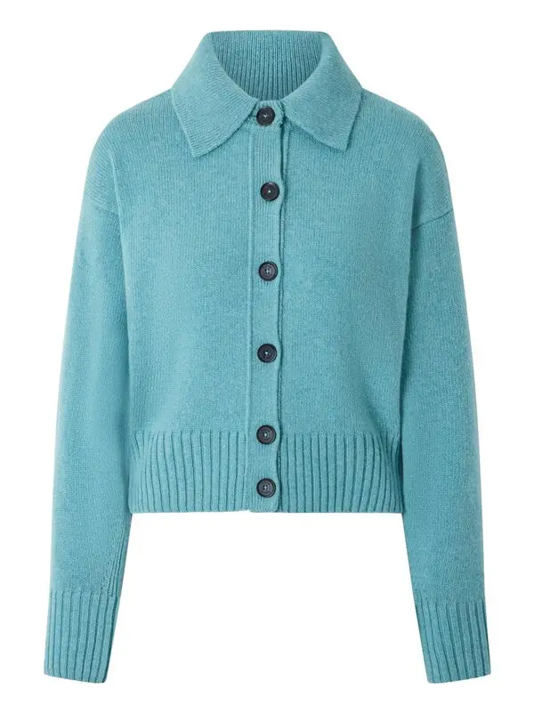 Proenza Schouler Rocio Cashmere-blend Cardigan - Blue