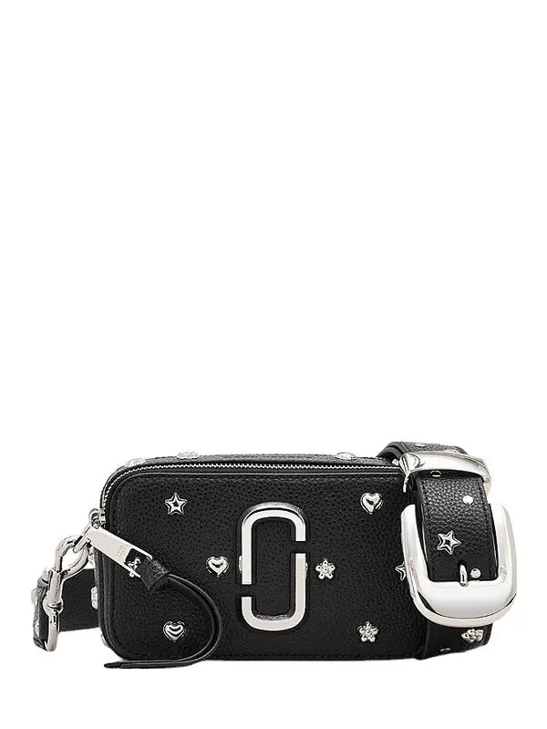 Marc Jacobs The Snapshot Icon Mini Studded Leather Camera Bag - Black Multi