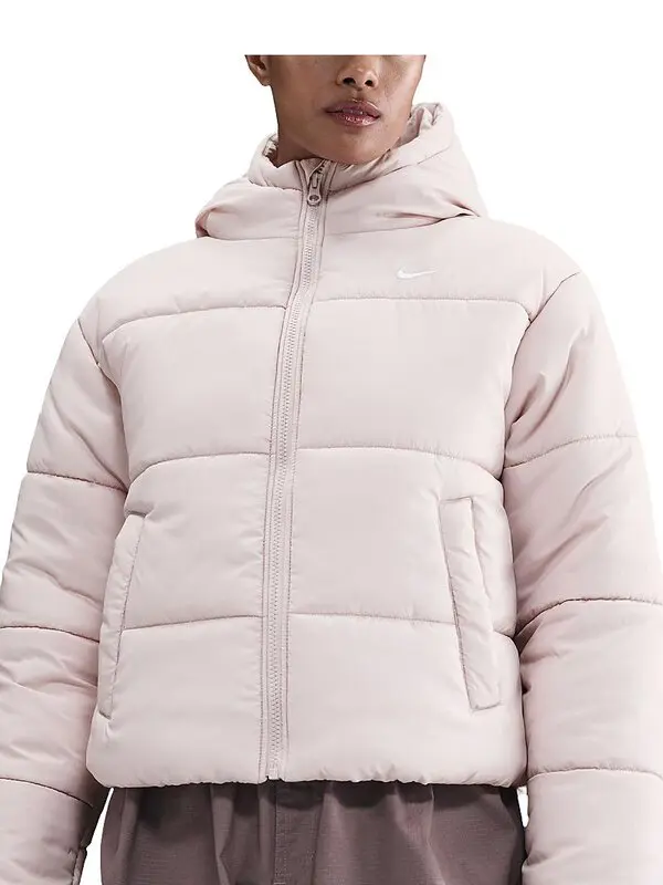 Nike Sportswear Classic Hooded Puffer Jacket - Blush Pink