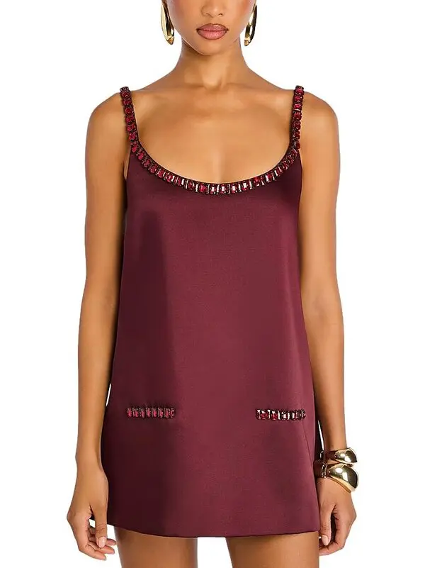 Retrofete Reilly Mini Shift Dress - Port