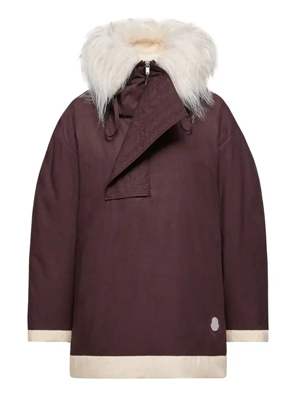 MONCLER + JIL SANDER Bowtiediene Short Down Jacket - Brown
