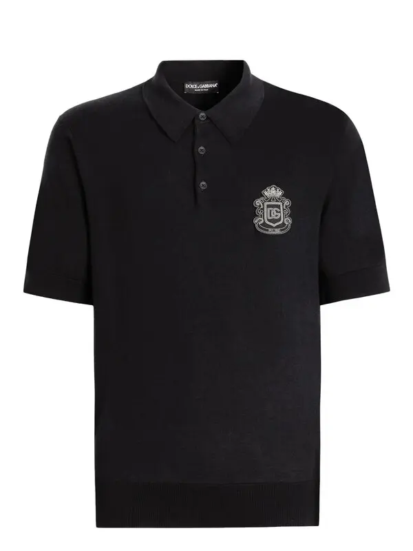 Dolce & Gabbana Cotton Polo Shirt - Blue