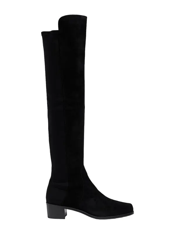 STUART WEITZMAN Reserve Suede Over-the-knee Boots - Black