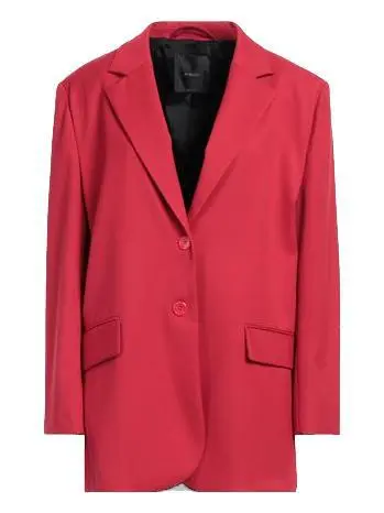 Pinko Single-breasted Twill Blazer - Red