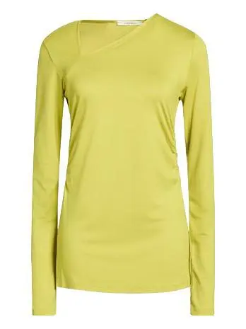 Malìparmi Long Sleeve Jersey T-shirt With Gathered Detailing - Green