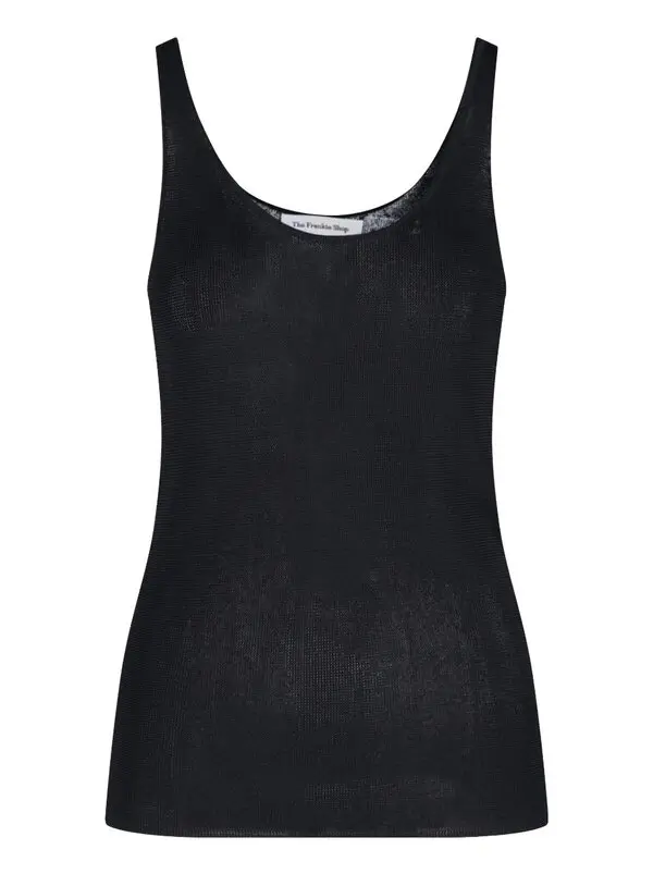 THE FRANKIE SHOP Rivo Knit Tank Top - Black