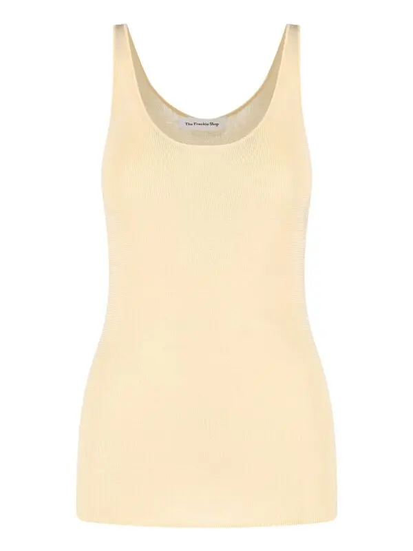 THE FRANKIE SHOP Rivo Knit Tank Top - Cream