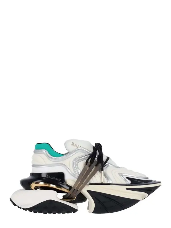 Balmain Unicorn Wave Sneakers - Cream