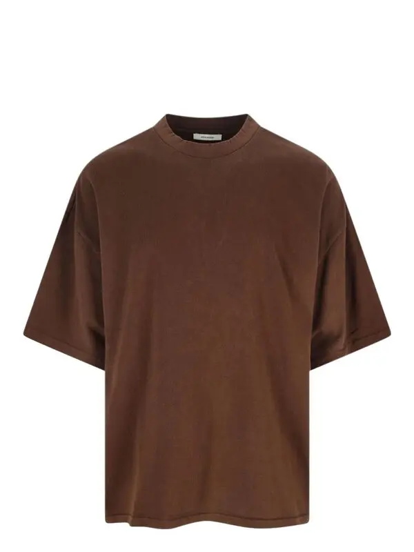 ENTIRE STUDIOS Cotton Jersey T-shirt - Brown