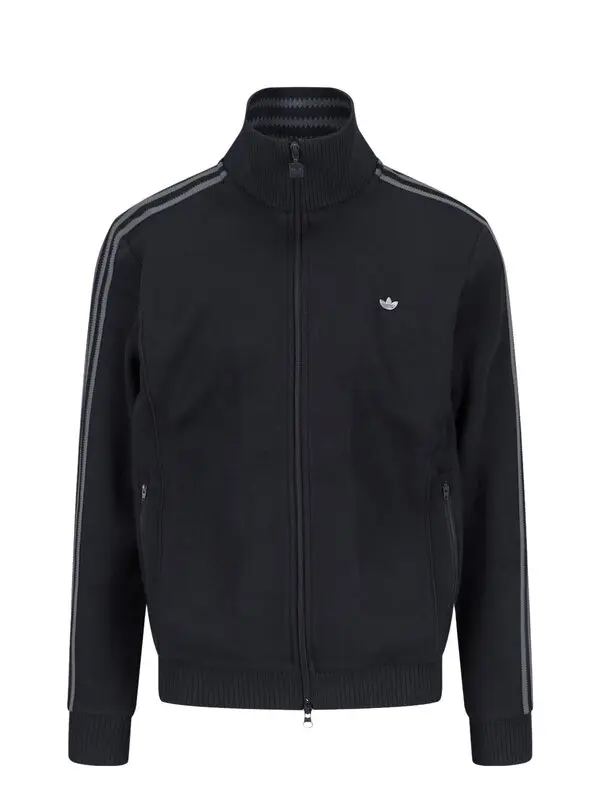 Adidas Track Premium Zip Sweatshirt - Black