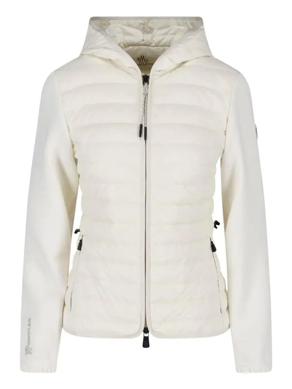 Moncler Padded Knit Cardigan - White