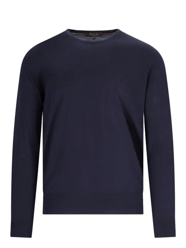 Loro Piana Crew Neck Sweater - Blue
