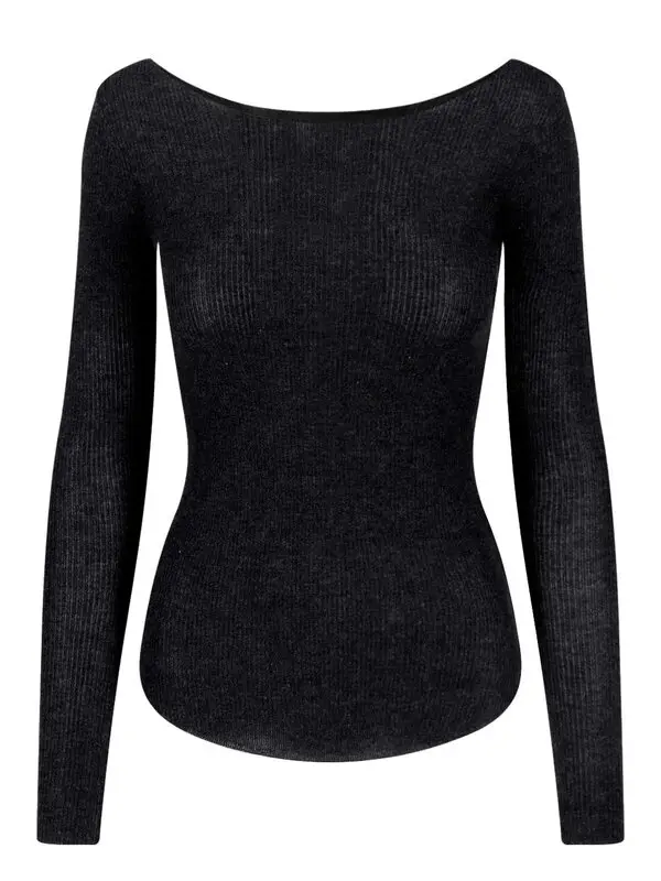 Isabel Marant Cashmere And Silk Blend Sweater - Black