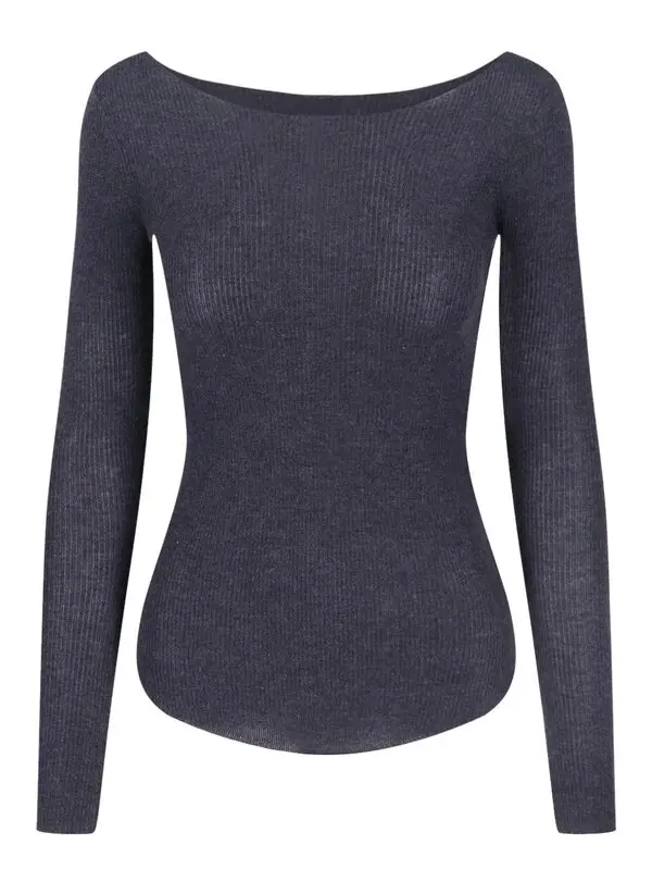Isabel Marant Cashmere And Silk Blend Sweater - Gray