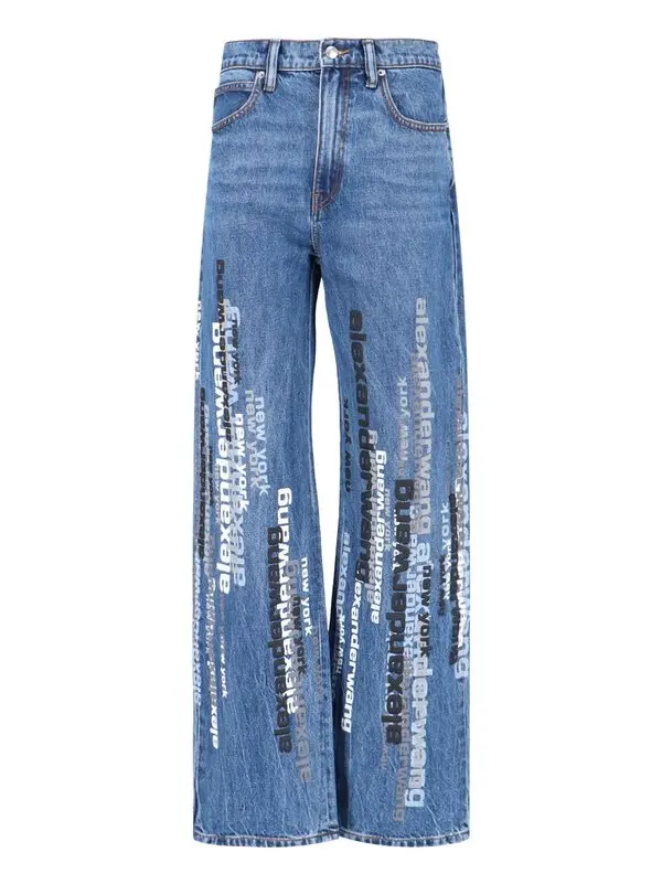 Alexander Wang Ez Jeans - Blue