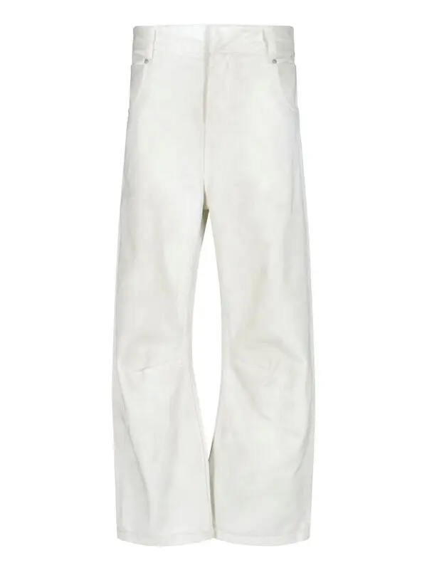 ENTIRE STUDIOS Dem Loose Fit Jeans - White