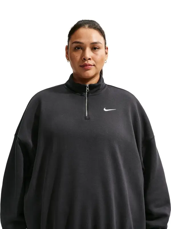Nike Sportswear Phoenix Fleece Over-oversized 1/4-zip - Black