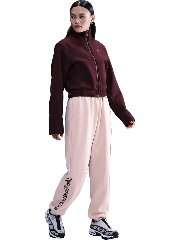 Nike Sportswear Phoenix Fleece High-waisted Oversized Pants - Pink