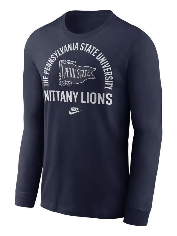 Nike Penn State Legacy Arched Logo College Long-sleeve T-shirt - Blue