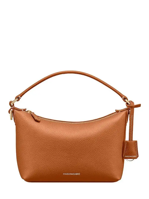 MAISON DE SABRE Trapezoid Hobo - Pecan Brown