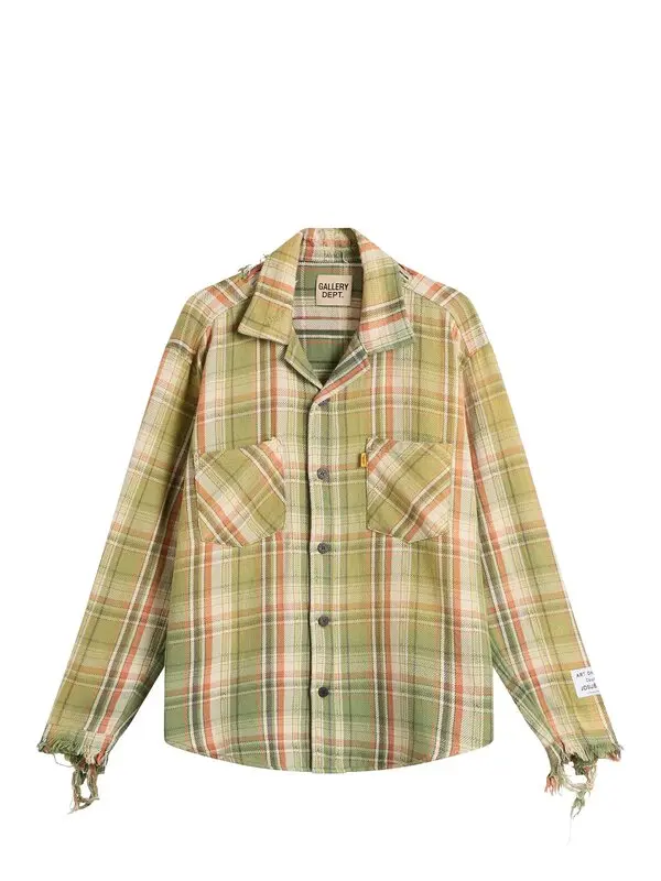 GALLERY DEPT. Marley Flannel Shirt - Lt Green