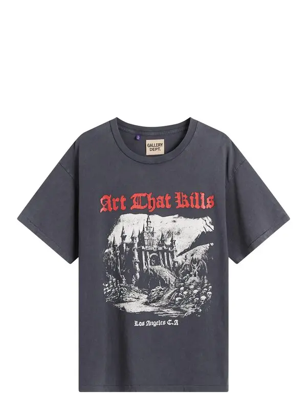 GALLERY DEPT. Castle T-shirt - Vintage Black