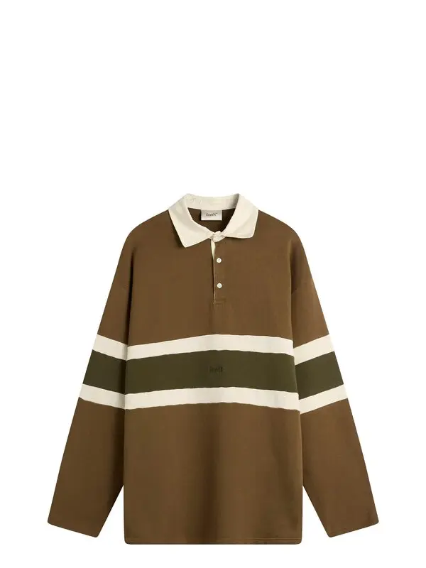 FORET Match Rugby Sweatshirt - Earth/pine