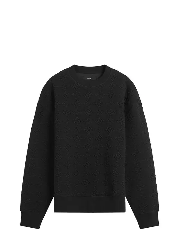Amiri Ma Quad Oversized Crew - Black