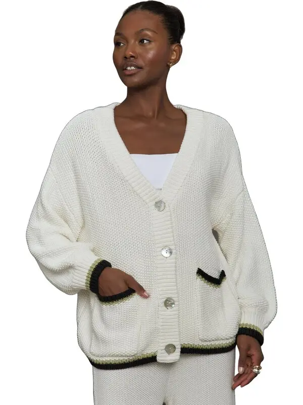 SANCIA The Charli Knit Cardigan - Sea Salt