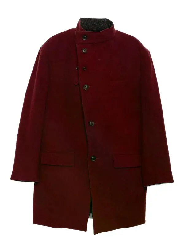 Yohji Yamamoto Reversible Buttoned Coat - Red