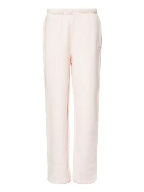 THE COUTURE CLUB Embossed-branding Straight-leg Cotton-blend Jogging Bottoms - Pink