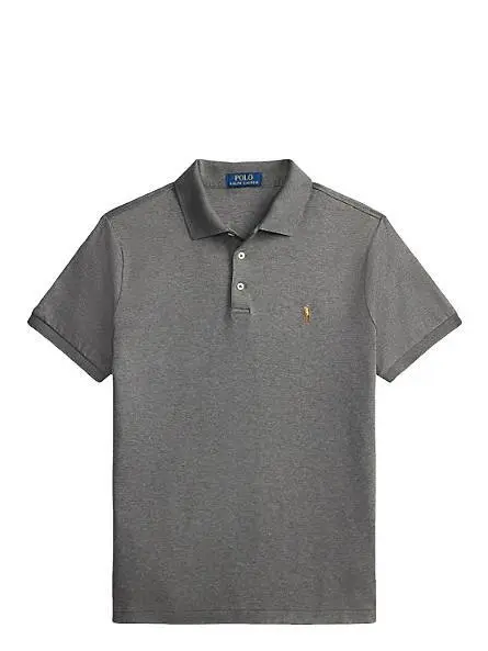 Polo Ralph Lauren Polo Short-sleeve Cotton Polo Shirt - Grey Htr