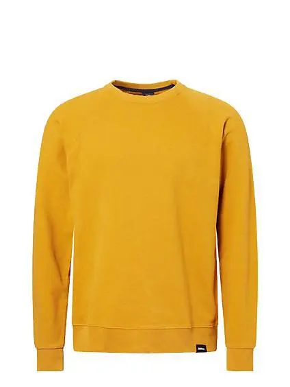 FINISTERRE Coho Long-sleeve Cotton-jersey Sweatshirt - Buckthorn